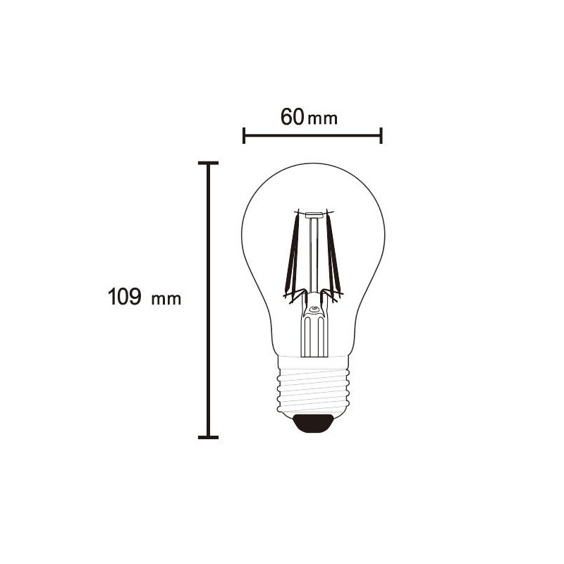 LED E27 3.8W 3000K 806lm